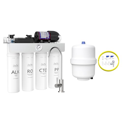 SimPure T1-400ALK Reverse Osmosis System & Compact Water Pressure Tank ...