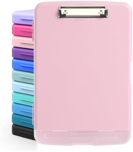 DMFLY Clipboard with Storage, Heavy Duty Clip Boards with Pen Holder ...