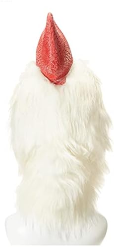 HMS Rooster Mask with Fur Trim, White, One Size : Amazon.ca: Clothing ...