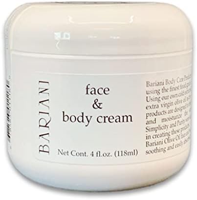 Amazon.com : Bariani Extra Virgin Olive Oil Face & Body Cream ...