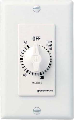 Intermatic SW30MWK 30-Minute Spring Wound Timer, White - Energy-Saving ...