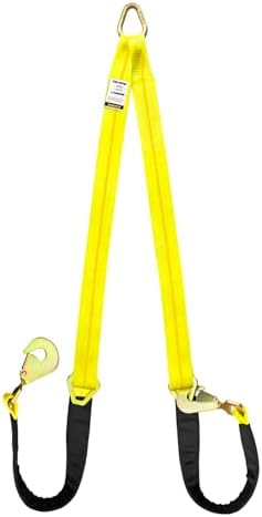 Amazon.com: SENKEYFE Axle V-Bridle Strap, 2" x 6' V Bridle Tow Strap ...