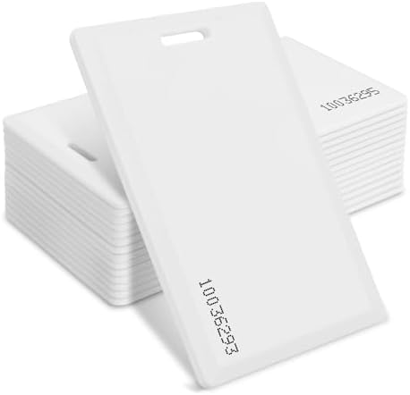 Amazon.com: MktStleat 100 Pack Key Card Entry System 26 Bit Proximity ...