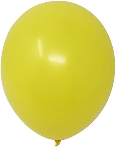 Amazon.com: Sunburst Yellow Latex Balloons, 9" (20-Pack) - Premium ...