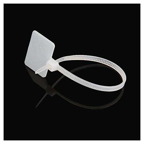 BIG BOOM® 100Pcs Zip Ties Write On Ethernet RJ45 RJ12 Wire Power Cable ...