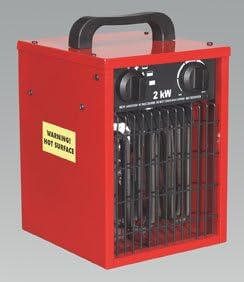 Sealey EH2000 Industrial Fan Heater 2kW 3 Heat Settings : Amazon.co.uk ...
