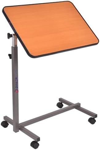 Metal Hight Adjustable Multi Purpose Trolley Table For Home And ...