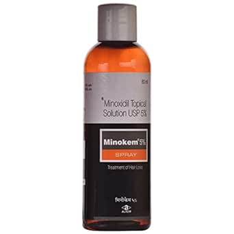Minokem 5% - Bottle of 60 ml Spray with Minoxidil : Amazon.in: Health ...
