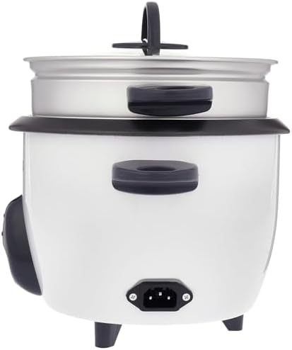 Geepas 450W Rice Cooker & Steamer with Keep Warm Function, 1L ...
