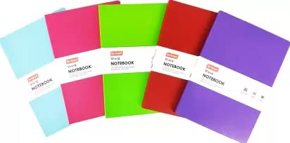 NEELGAGAN Vivid Notebook A5 Semi Flexi Cover P.V.C. Coated Material ...