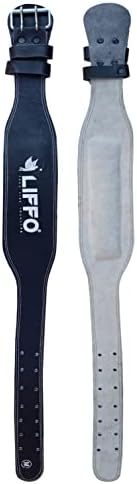 Buy Liffo® Weight Lifting Gym Belt | Leather Gym Belt for Workout with ...