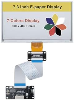 Amazon.com: 7.3 Inch 7 Color e-Paper Display for Raspberry Pi/Arduino ...