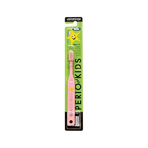 Amazon.com : Dr. Collins Perio Toothbrush for Kids, Pink, 1 Count ...