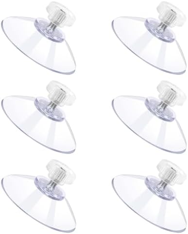 Amazon.com: BlingKingdom 6pcs Suction Cup Glass Suction Pads 41mm Clear ...