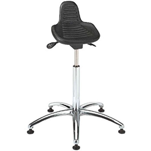 Amazon.com: Sit Stand, Polyurethane Seat, 5-Star Polished Aluminum Base ...