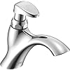 Delta Faucet 87T105 87T Single Hole Metering Slow-Close Bathroom Faucet ...