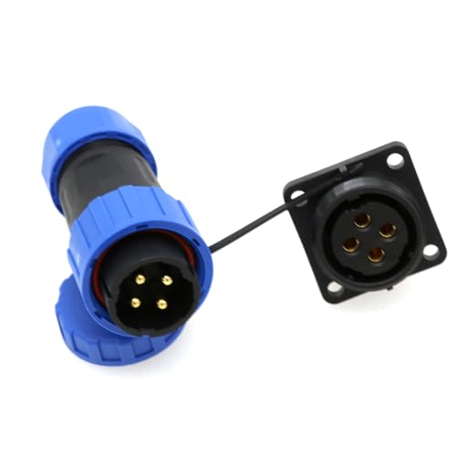 TY20 Screw Connection 2-7-Pin Back Nut/Flange/Docking/Square Cable ...