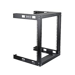 Amazon.com: RIVECO 12U 19" Wall Mount Server Rack – 17.7" Deep 2 Post ...