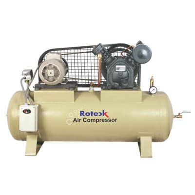 Roteck,Two Stage 5 HP Reciprocating,Heavy Duty,Industrial Air ...