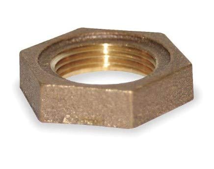 Red Brass 3/8 Inch Lock nut – 3/8 Female Brass Lock Nut – Brass Hex ...