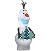 Inflatable Olaf with Christmas Tree, 4-Ft. -118281 : Amazon.ca: Home