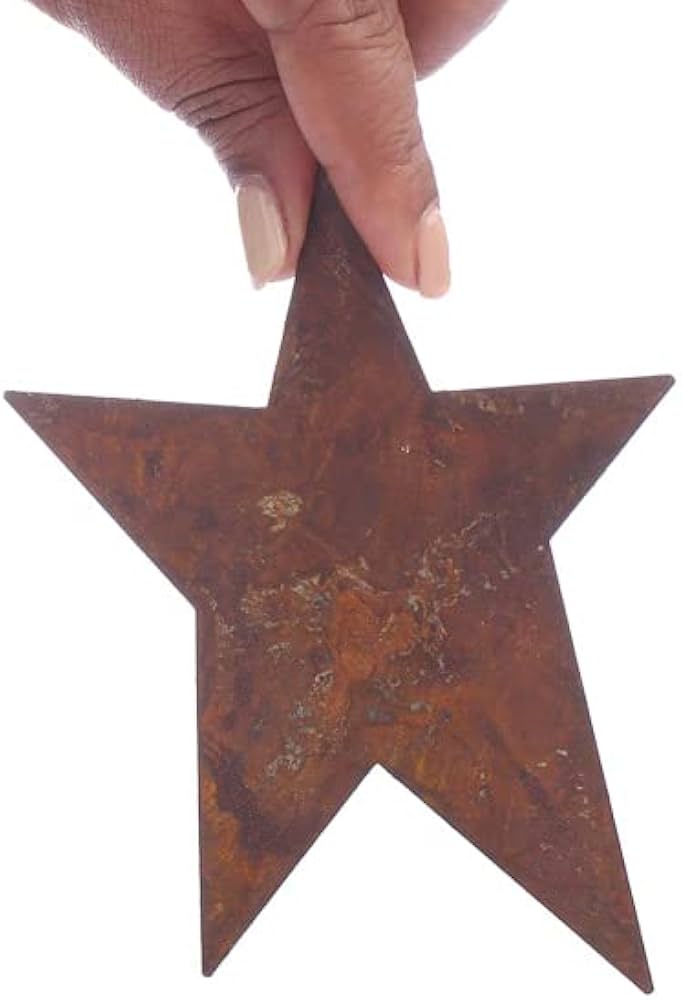 Small Rusty Metal Stars