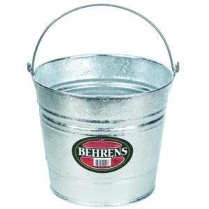 Behrens Galvanised Metal Bucket 10 Litre : Amazon.in: Home & Kitchen
