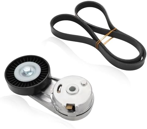 Amazon.com: VANJING Serpentine Drive Belt Tensioner Kit Compatible with ...
