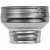 Repa Market 4" to 3" Inch Male Fit Round Duct Reducer - Galvanized ...