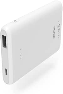 Hama Power Pack Slim 5HD (5 000 mAh externt batteri, snabbladdning, USB ...