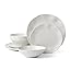 Amazon.com: Oneida 895951 Terrazzo Melamine Cream 12 Piece Dinnerware ...