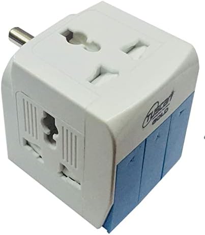 MX -4006 3 PIN 3 Way Universal Multi Plug with Individual Switch ...
