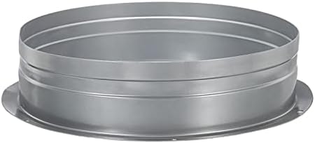 PATIKIL 10 Inch Duct Connector Flange, Metal Straight Pipe Exhaust Hose ...