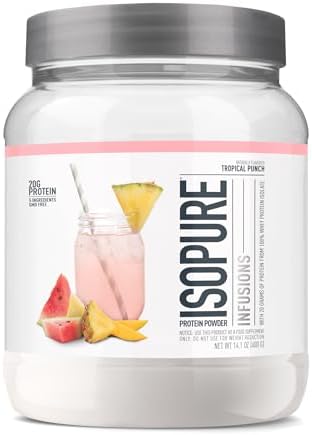 Amazon.com: Isopure Protein Powder, Clear Whey Isolate Protein, Post ...