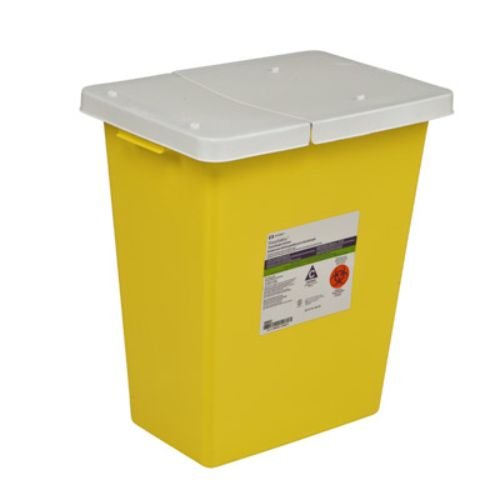 Covidien 8985 SharpSafety Chemotherapy Container with Slide Lid, 8 gal ...