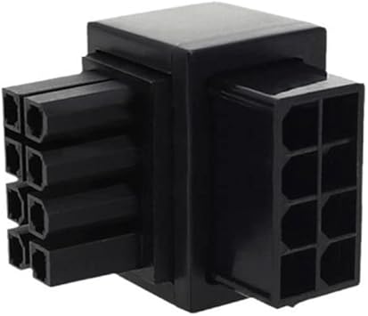 Amazon.com: beertoy 8Pin Female 90 Degree Angled to 8 Pin Male Power ...