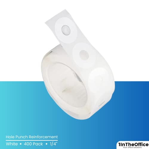 Snapklik.com : 1InTheOffice Hole Punch Reinforcement Stickers, Paper ...