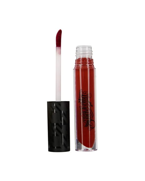 Amazon.com : Suavecita Lipgrip Matte Liquid Lipstick Devoted Blood Red ...