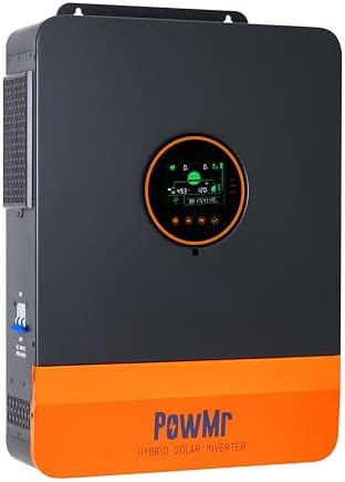Amazon.com: PowMr 6500W Hybrid Solar Inverter, 48V DC to 110V/240V AC ...