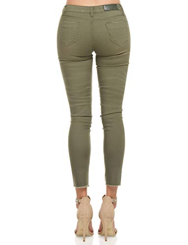 Buy Monkey Ride Jeans Women's Modern Slim Fit Jeans Skinny Stretchy Frayed Hem Ankle Pants 3 ...