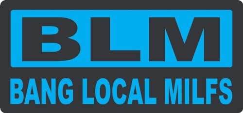 Amazon.com: Bang Local Milfs Light Blue Black Full Color Decal Sticker ...