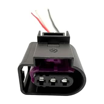 Amazon.com: Fuel Pressure Sensor Connector Pigtail 3-Pin 4D0971993 ...