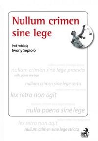 Nullum crimen sine lege : Amazon.co.uk: Books