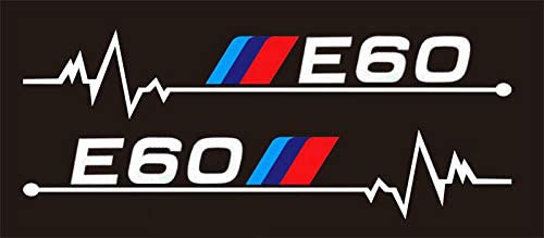 ISEE 360® E60 Heartbeat ECG Car Stickers Exterior Decorative Stylish ...