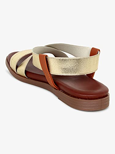 Buy GlitzyGalz Ladies Flat sandals Uppersole:-Synthetic Flat Heels at ...