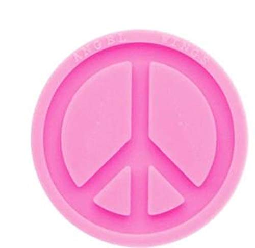 Amazon.com: Shiny Peace Sign Silicone Mold - Peace Silicone Mold ...