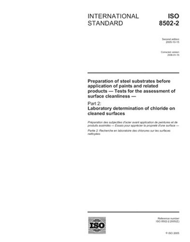 ISO 8502-2:2005, Preparation of steel substrates before application of ...