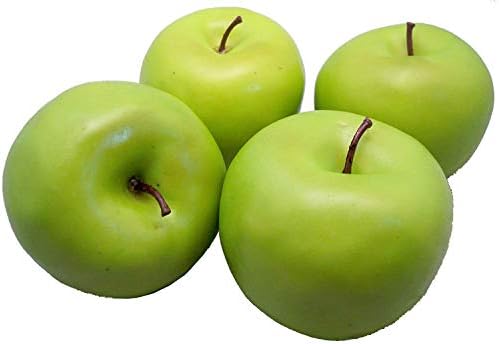 Best Artificial 4 Large Green Apples Fruit Decorative : Amazon.co.uk ...