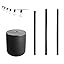 Amazon.com : IYN Stands Outdoor String Light Pole Stand - 9.5 Feet ...