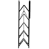 Amazon.com: Origami 6-Shelf Bookcase | Open Style, Organizer Deco Rack ...